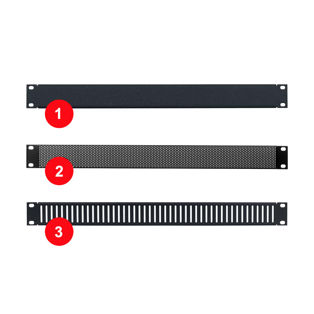 1U Blank Rack Mount Panel Spacer for 19in Server Rack Enclosure or Net ...