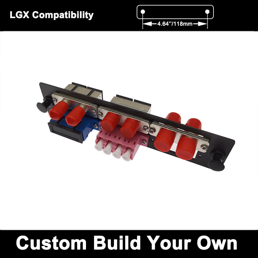 Custom Build Your Own LGX Fiber Optic Adapter Panel – LightOptics®