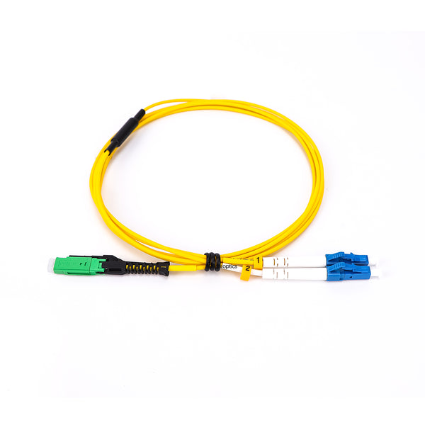MDC/APC to LC/UPC Duplex OS2 Single Mode Fiber Patch Cord – LightOptics®