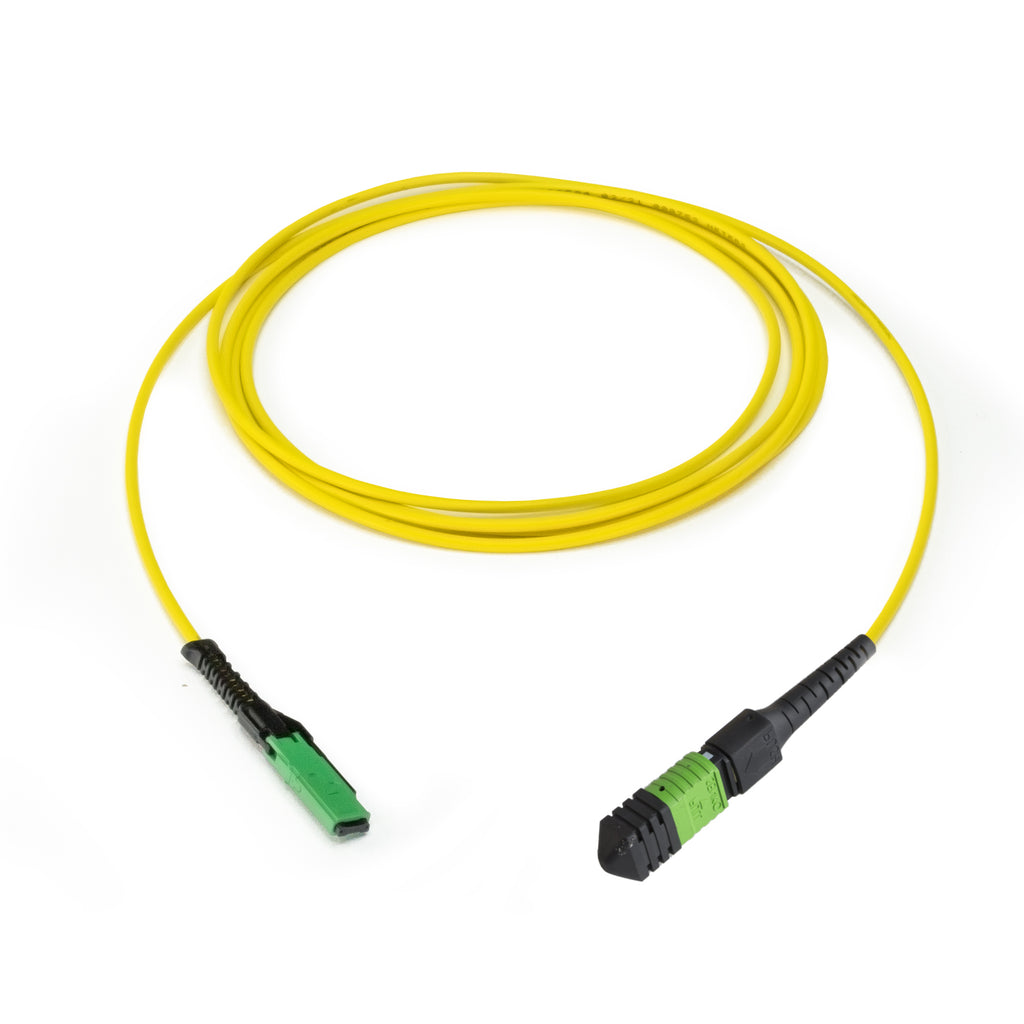 MMC/APC to MTP/APC 16 Fibers OS2 Singlemode 9/125 Optical Cable ...