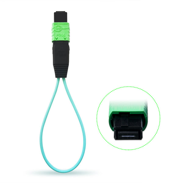 16-Fiber MTP/MPO APC Female Loopback Tester Multimode OM4 Low Loss ...