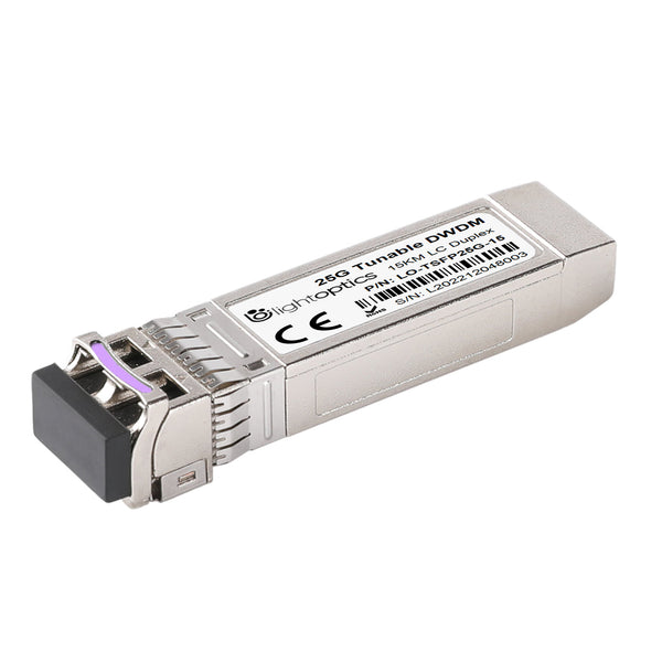 Tunable DWDM 25G SFP28 LR 15km Transceiver Module – LightOptics®