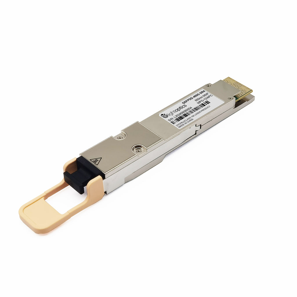 400G QSFP-DD SR4 PAM4 850nm MTP/MPO-12/APC – LightOptics®