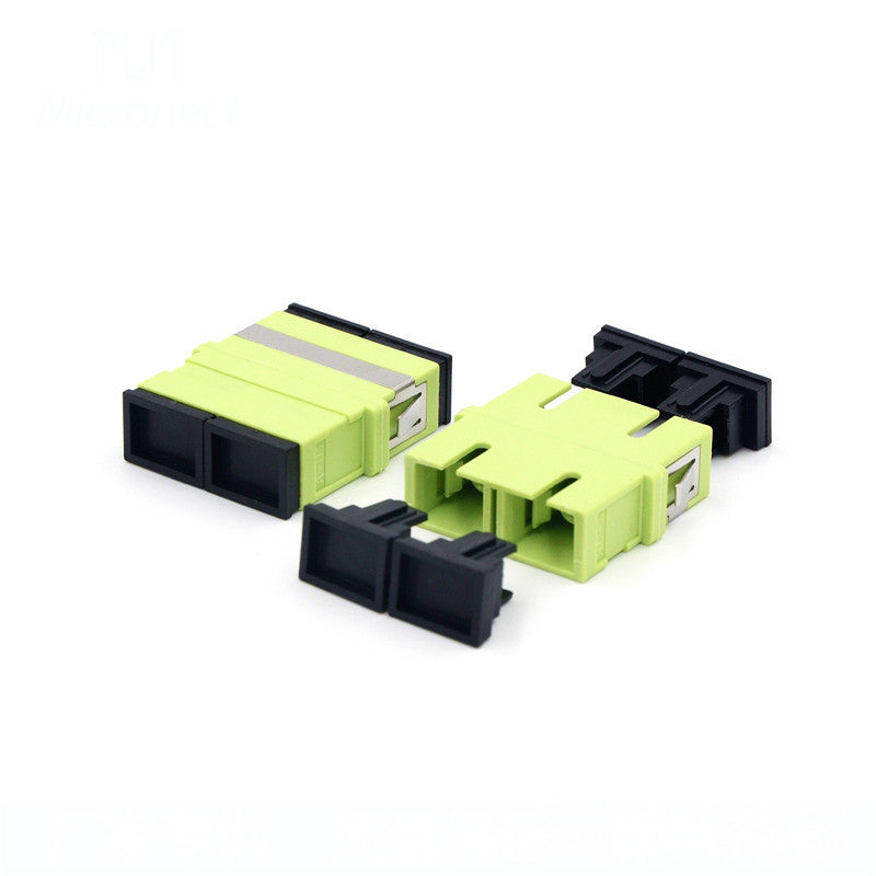 SC/UPC Duplex without screws Flangeless Multimode OM5 Fiber Adapter ...