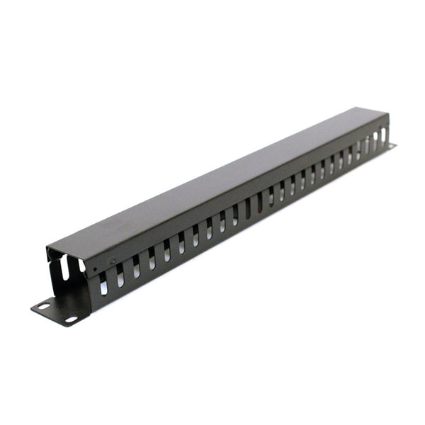1U D-Ring Cable Management Finger Duct with Cover Cable Racks ...