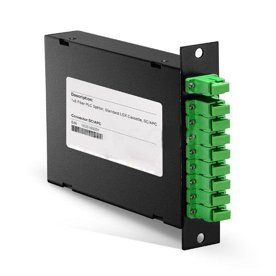 1 to 8 fiber splitter passive optical splitter LOW plc splitter loss ...