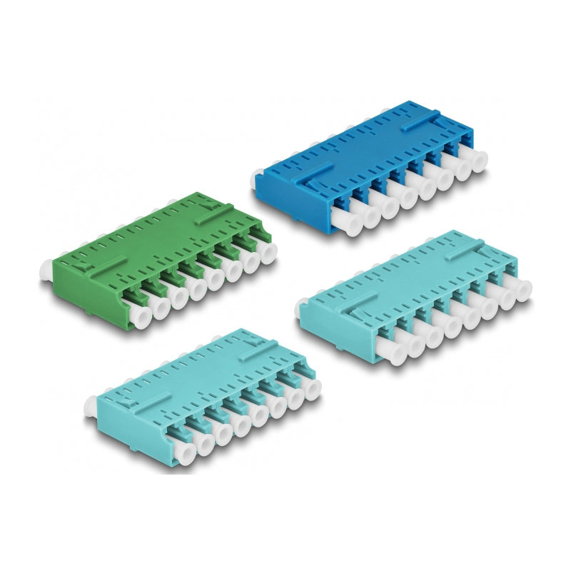 8 Port LC Fiber Optic Adapter Flangeless – LightOptics®