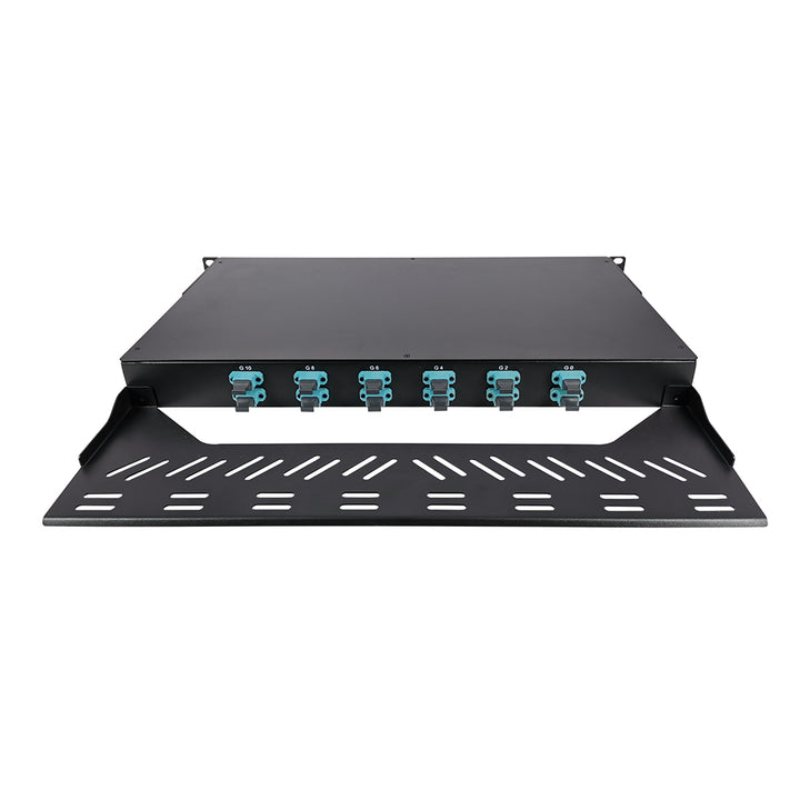 MTP/MPO Patch Panel vs LC/APC patch panel 1RU rack mount Quick Connect ...